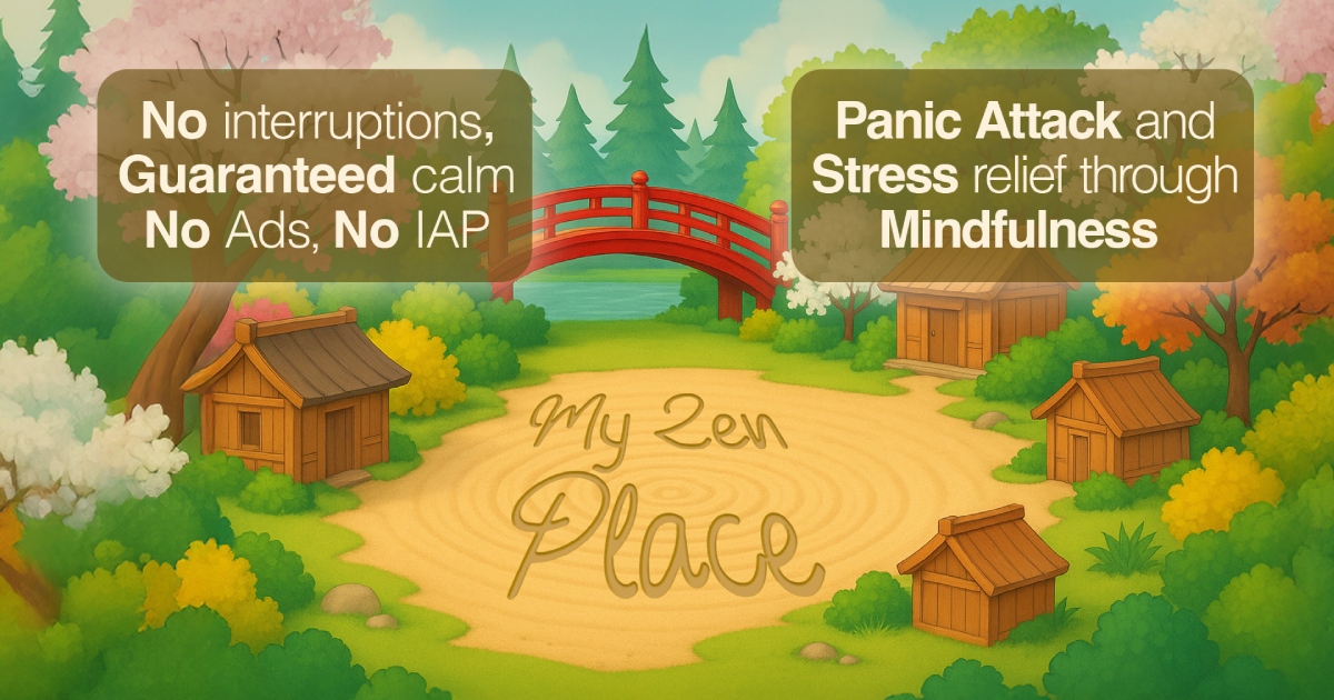 My Zen Place — Offline Zen Garden App for Relaxation, Focus & Better Sleep
